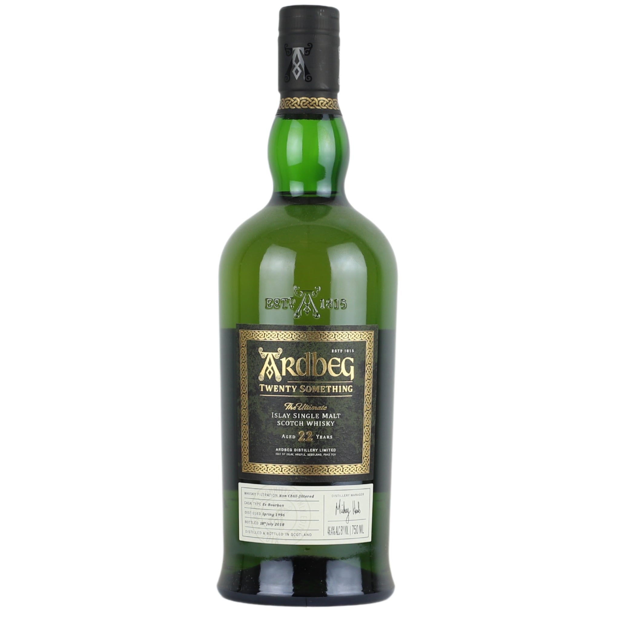 Ardbeg Twenty Something 22 Year Single Malt Scotch Whisky – London ...